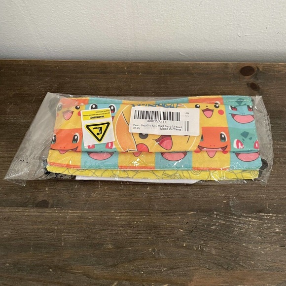 None | Accessories | Pokmon Two Face Masks Pikachu Squirtle Charmander ...